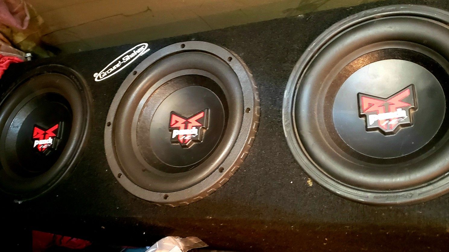 Three 10" Rockford Fosgate Punch HE2 Subwoofer w. box for Sale in ...