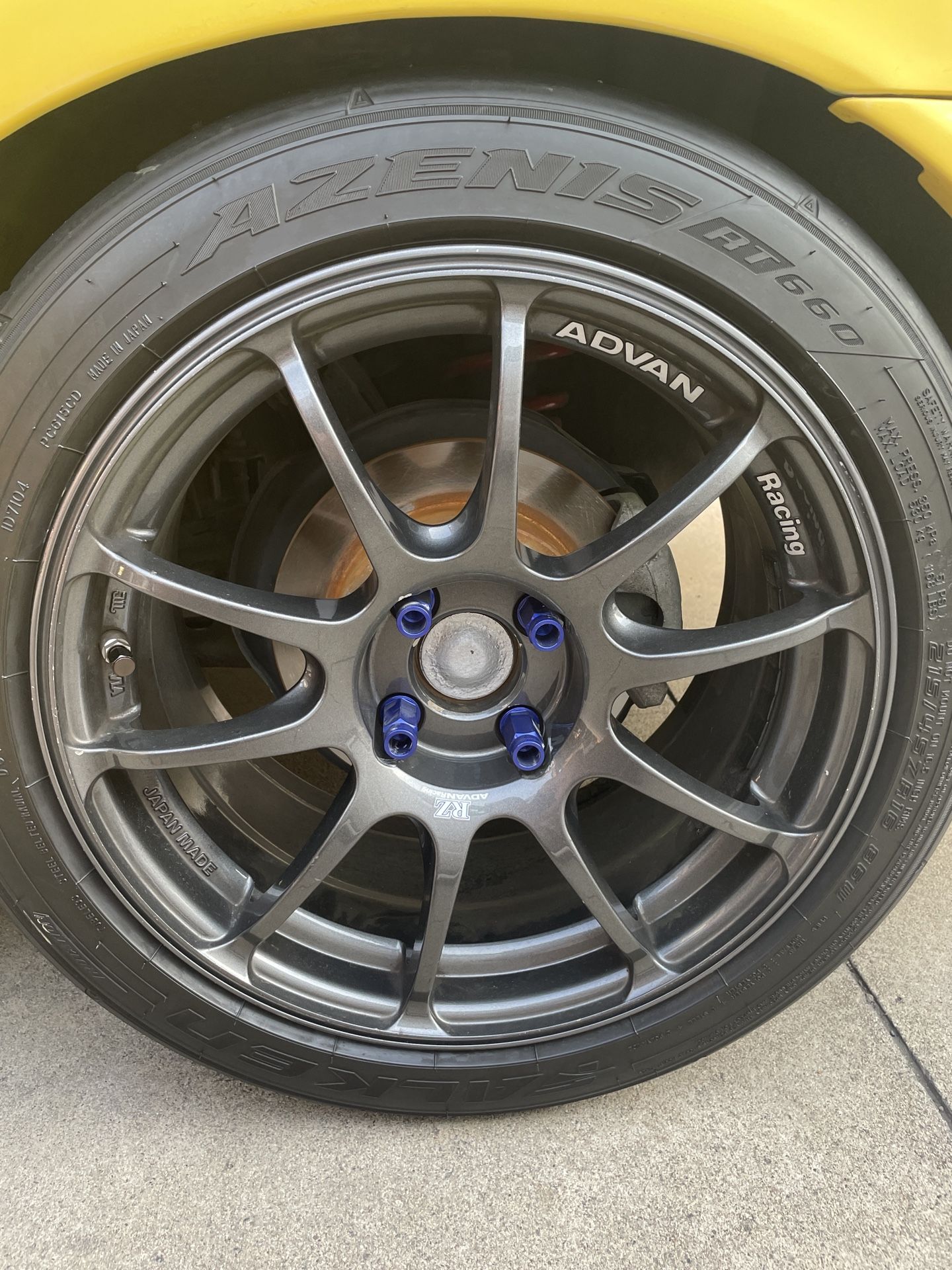 Advan Racing RZ-II Wheels 4x100 16x8 +35 offset for Sale in Diamond Bar ...