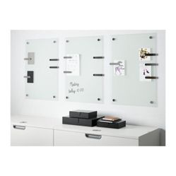 Glass whiteboard ikea store