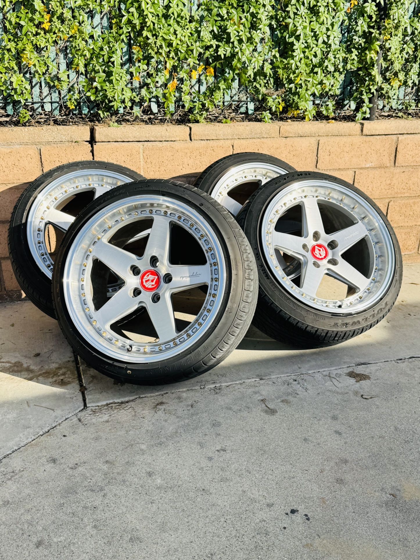 VIP MODULAR FORGED 18" Wheels 18X10.5 +30 Offset JDM 5X114 Wheel SET ...
