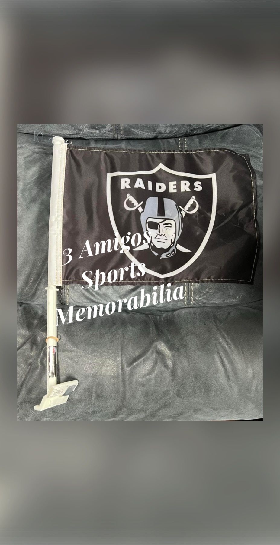 LAS VEGAS RAIDERS WINDOW CAR FLAG for Sale in El Monte, CA - OfferUp