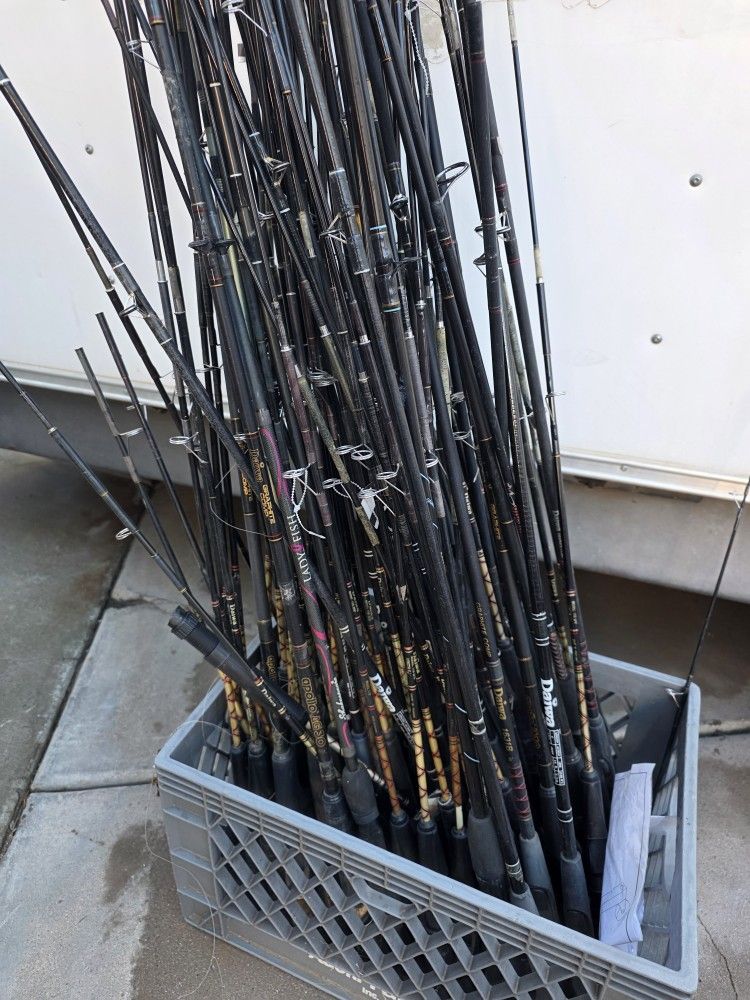 Graphite Fishing Poles Assortment TRADE For FRUIT TREES for Sale in ...