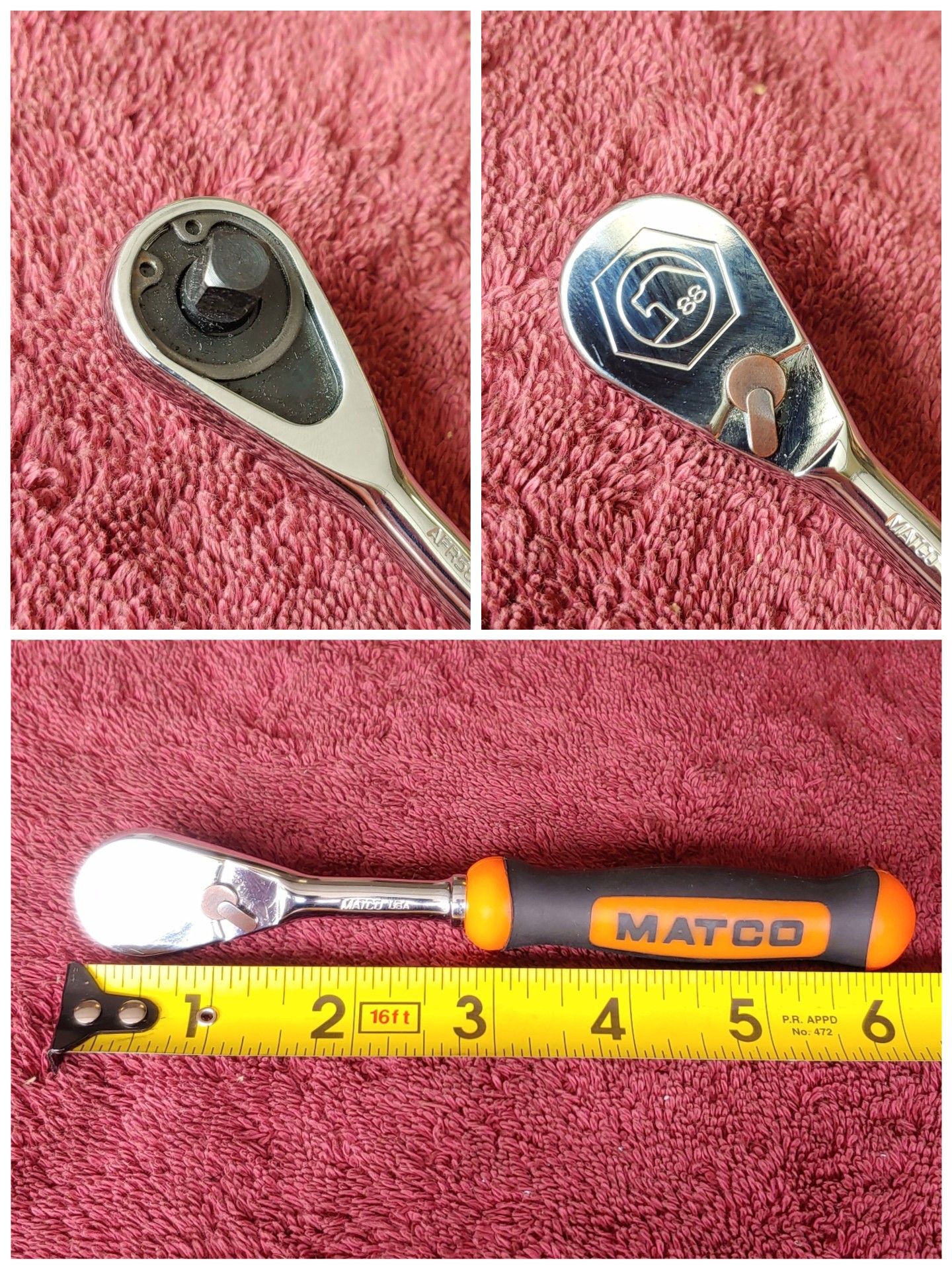 Matco Tools 1/4" drive comfort grip ratchet for Sale in Romeoville, IL ...