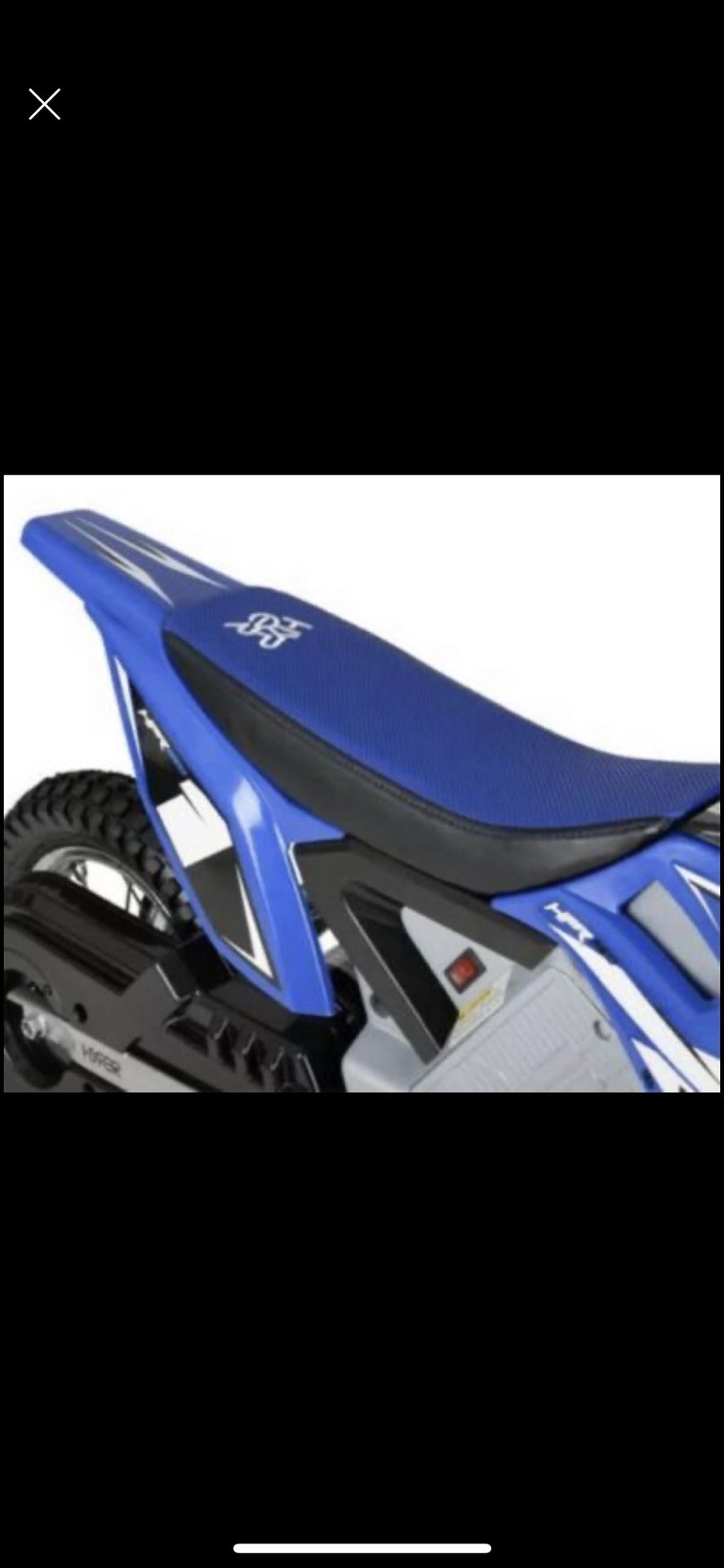 Hyper Toys HPR 350 Dirt Bike 24 Volt Electric Motorcycle In Blue ...