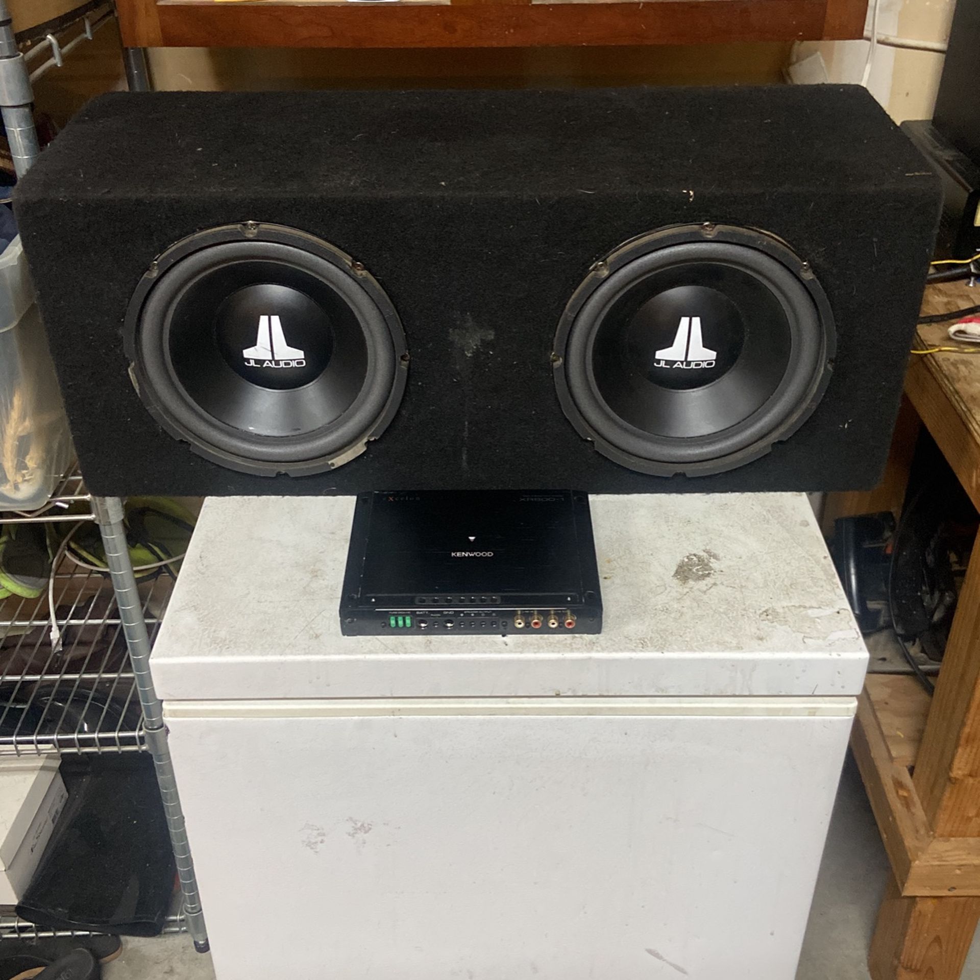 JL Audio Subs And Kenwood Mono Amp In Excellent Condition for Sale in ...
