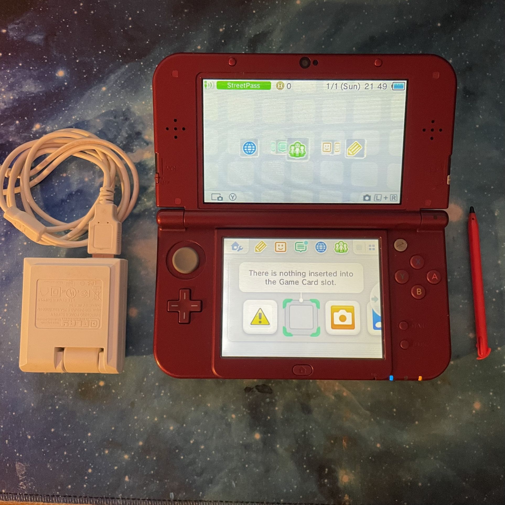 3ds Metallic Red
