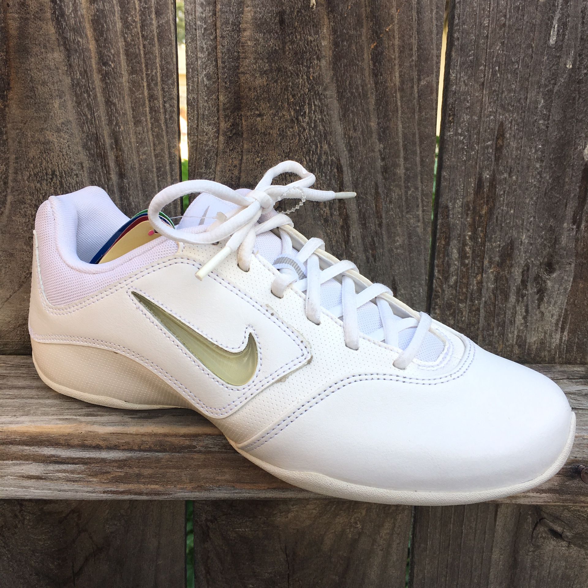 White Nike Cheer Shoes