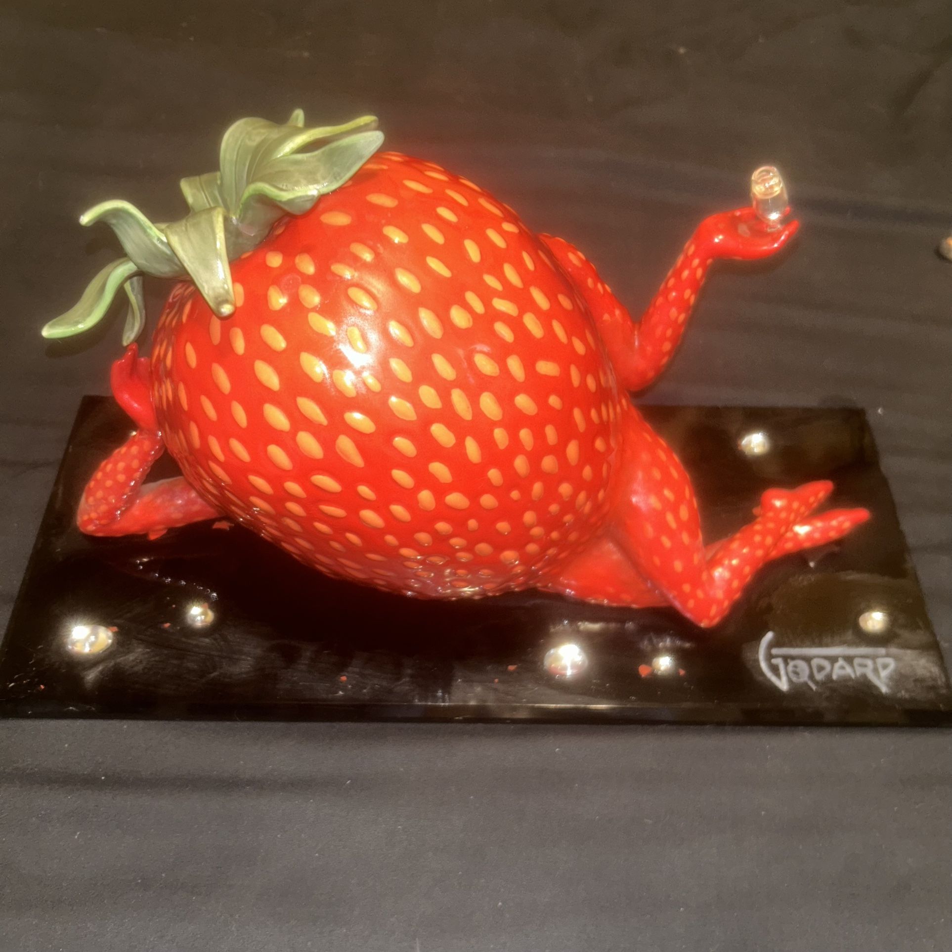 Michael Godard Sexy Strawberry Figurine Champagne for Sale in Compton ...