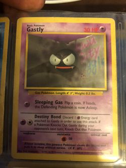Gastly Pokemon Card