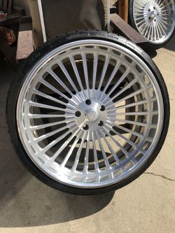 INTRO WHEELS 22x9 24x11 w/ Tires for Sale in Lakewood, CA - OfferUp