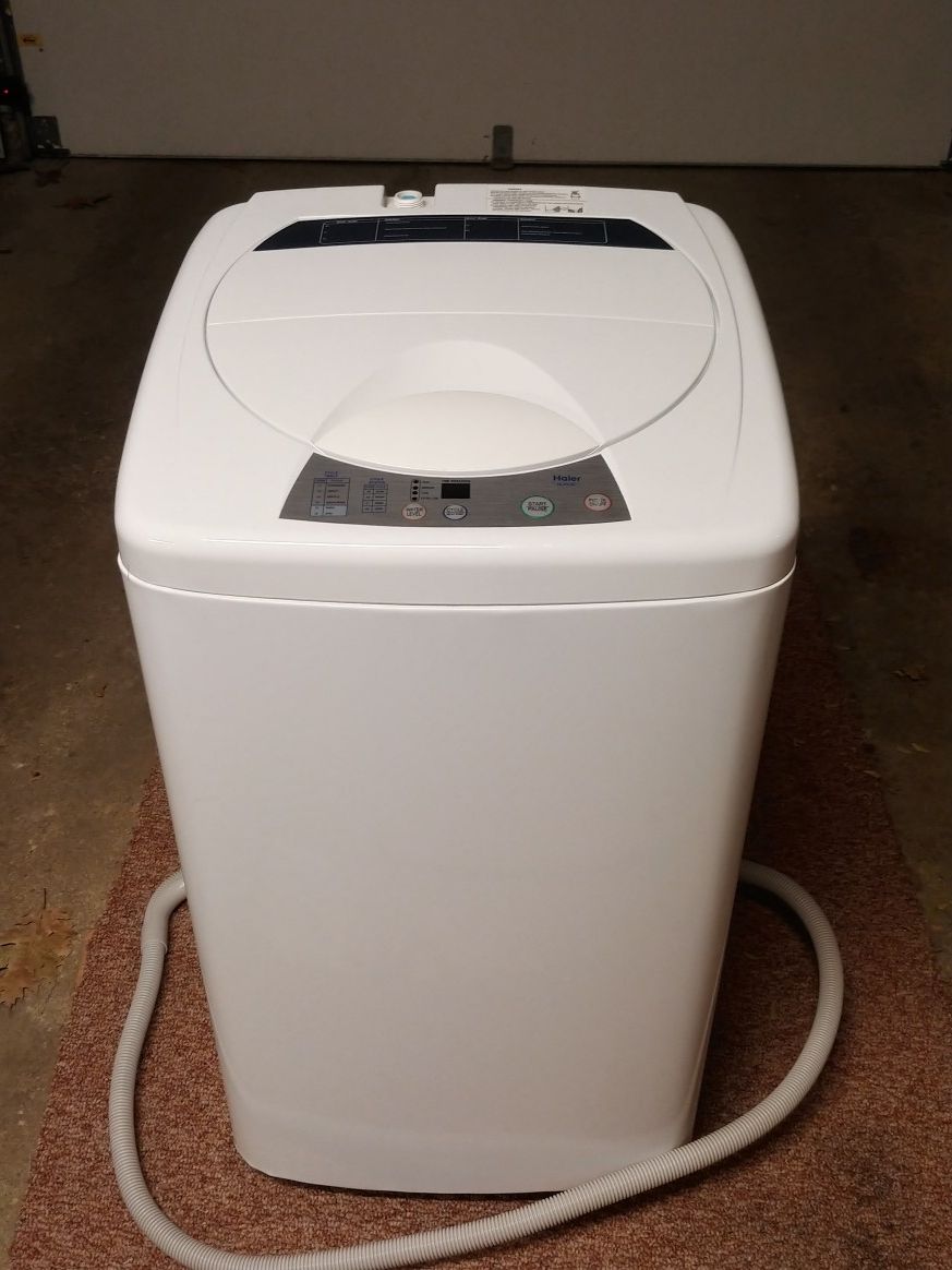 Haier 1.5 cu ft Portable Washer Washing Machine with Sink Hookup ...