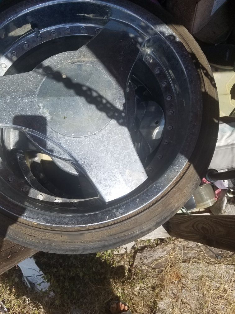 20 Inch Brutus blades rims has all caps and screws jus been sitting for ...