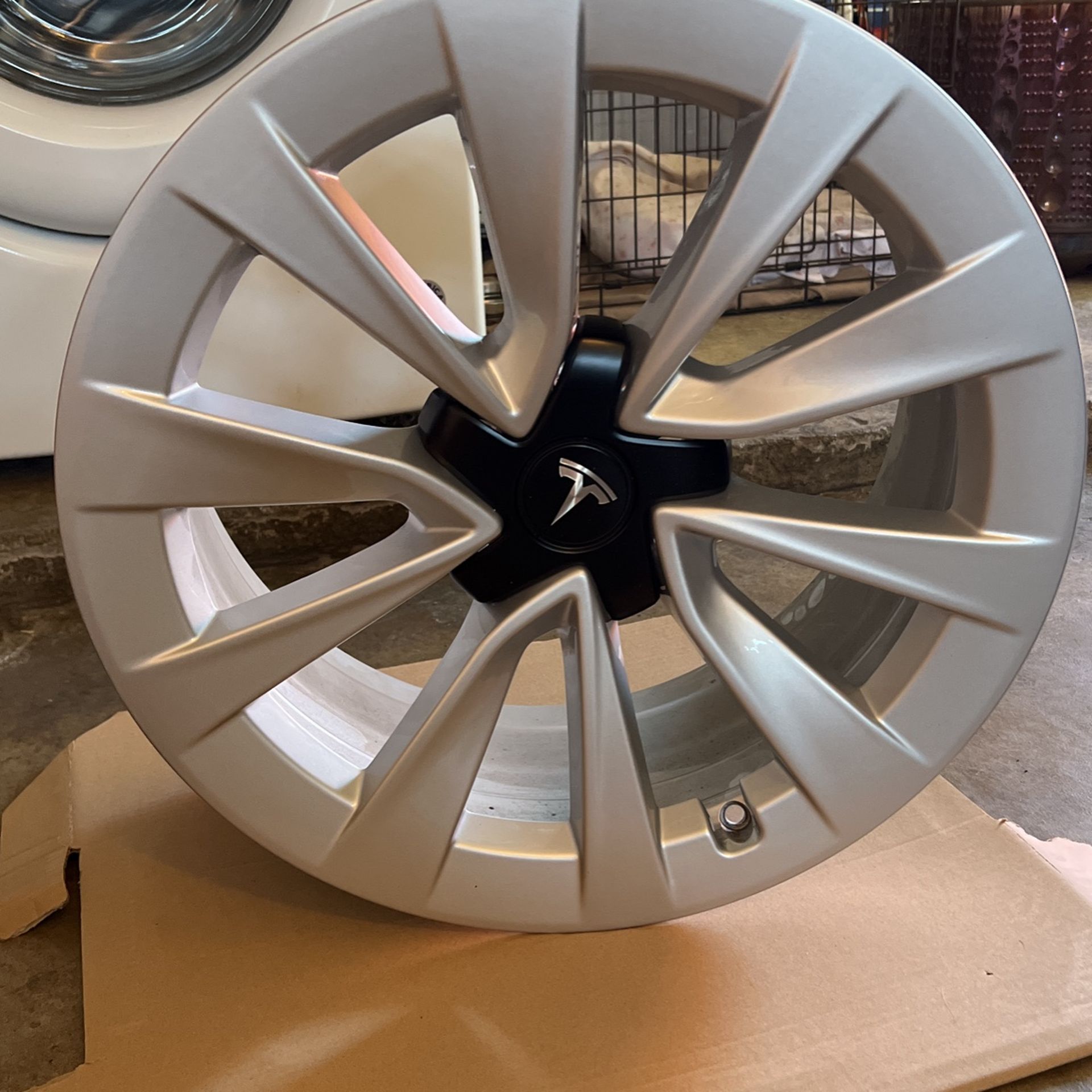 Set of Tesla Factory Wheels (see description & photos) for Sale in ...