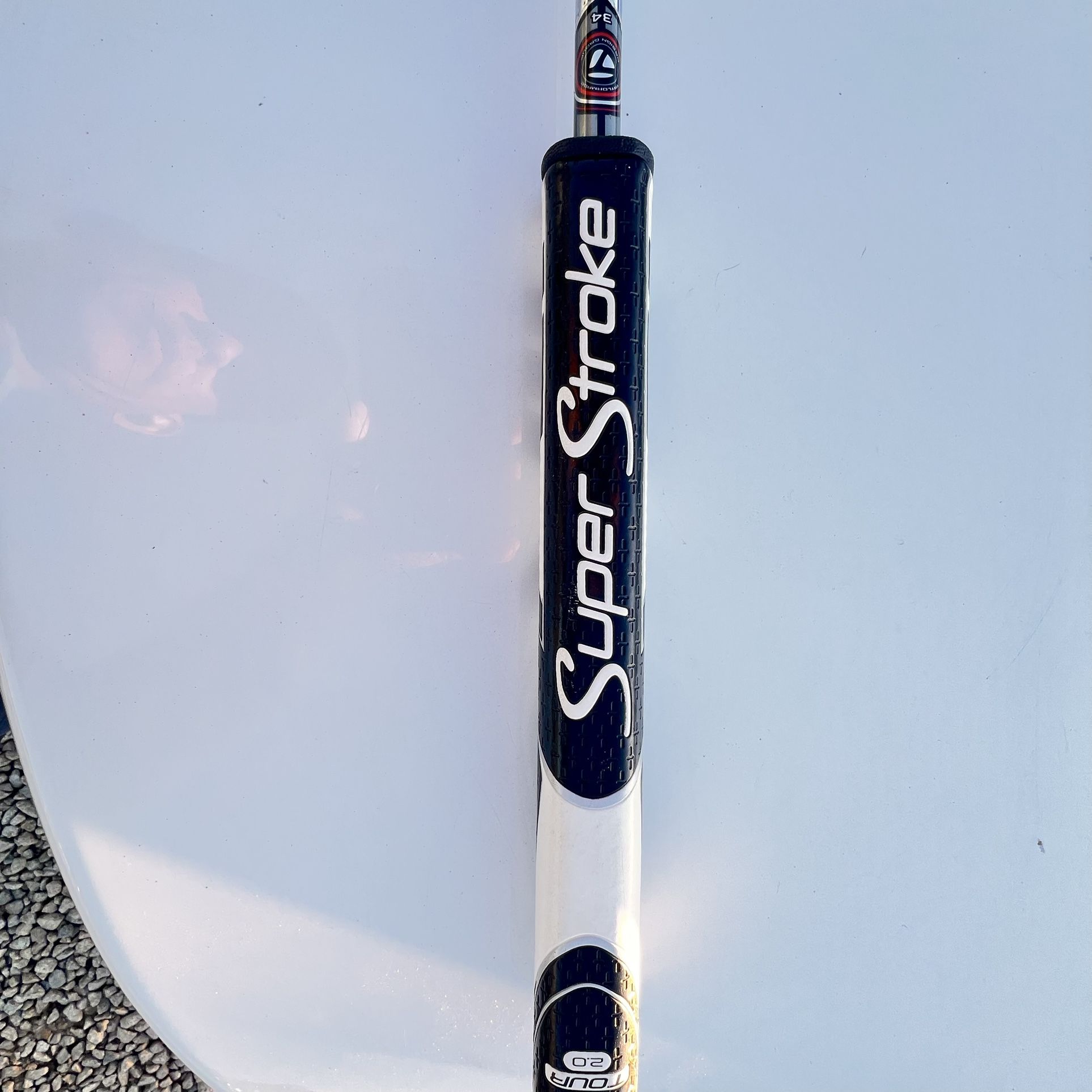 Taylor Made Ghost Tour Black Blade Putter With New Super Stroke. Grip ...