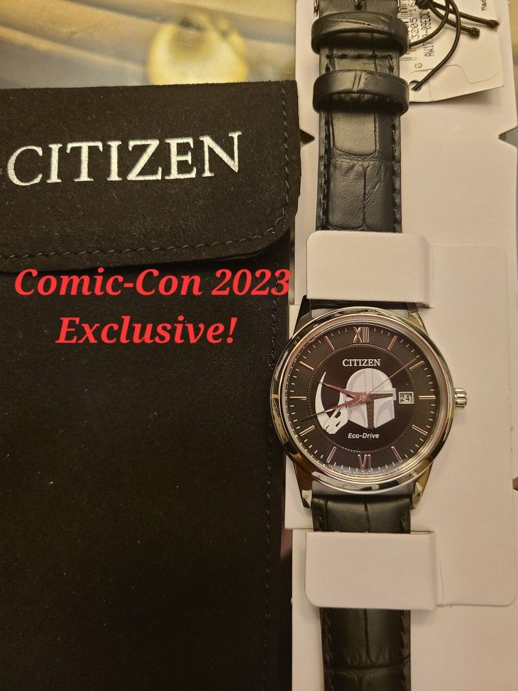Citizen Eco-Drive Men's Watch. Mandalorion. Comic-Con 2023 Exclusive ...