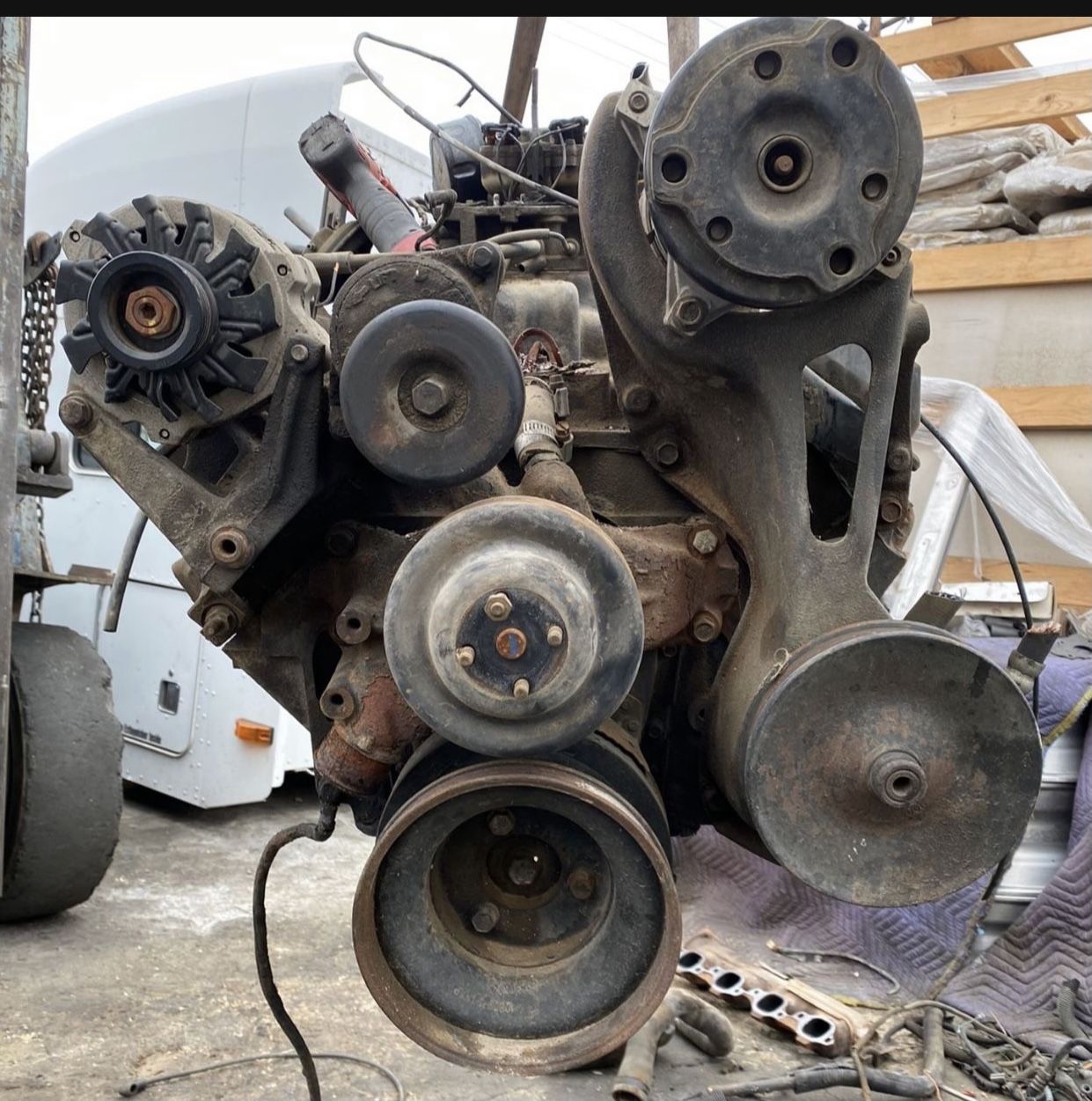 454 Engine Pulleys