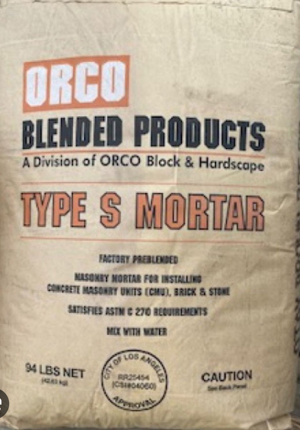 Orco Type S Mortar - Soft White for Sale in Oceanside, CA - OfferUp
