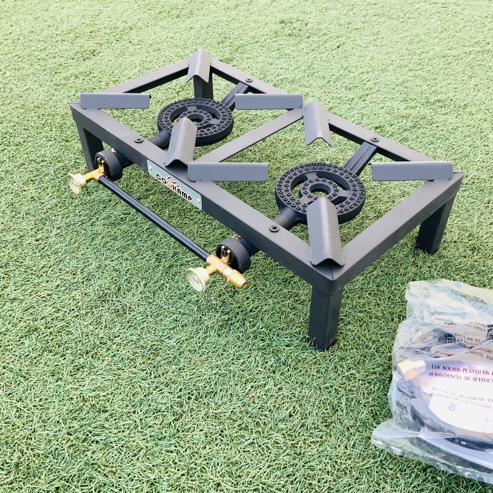 Stove 2 Burner Counter V Tubing propane Camping Stove Cooking Supplies ...