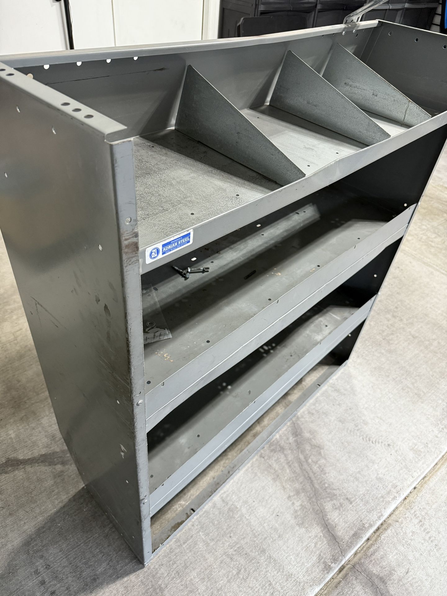 Cargo Van Steel Shelving Unit - Heavy Duty Organizer for Sale in Las ...
