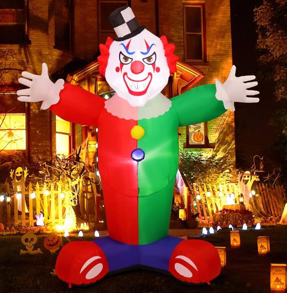 New 7 Foot Halloween Scary Clown Inflatable for Sale in Las Vegas, NV ...