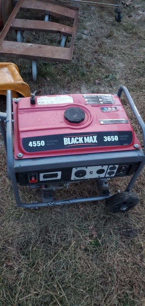 Black Max Generator for Sale in Kerhonkson, NY - OfferUp