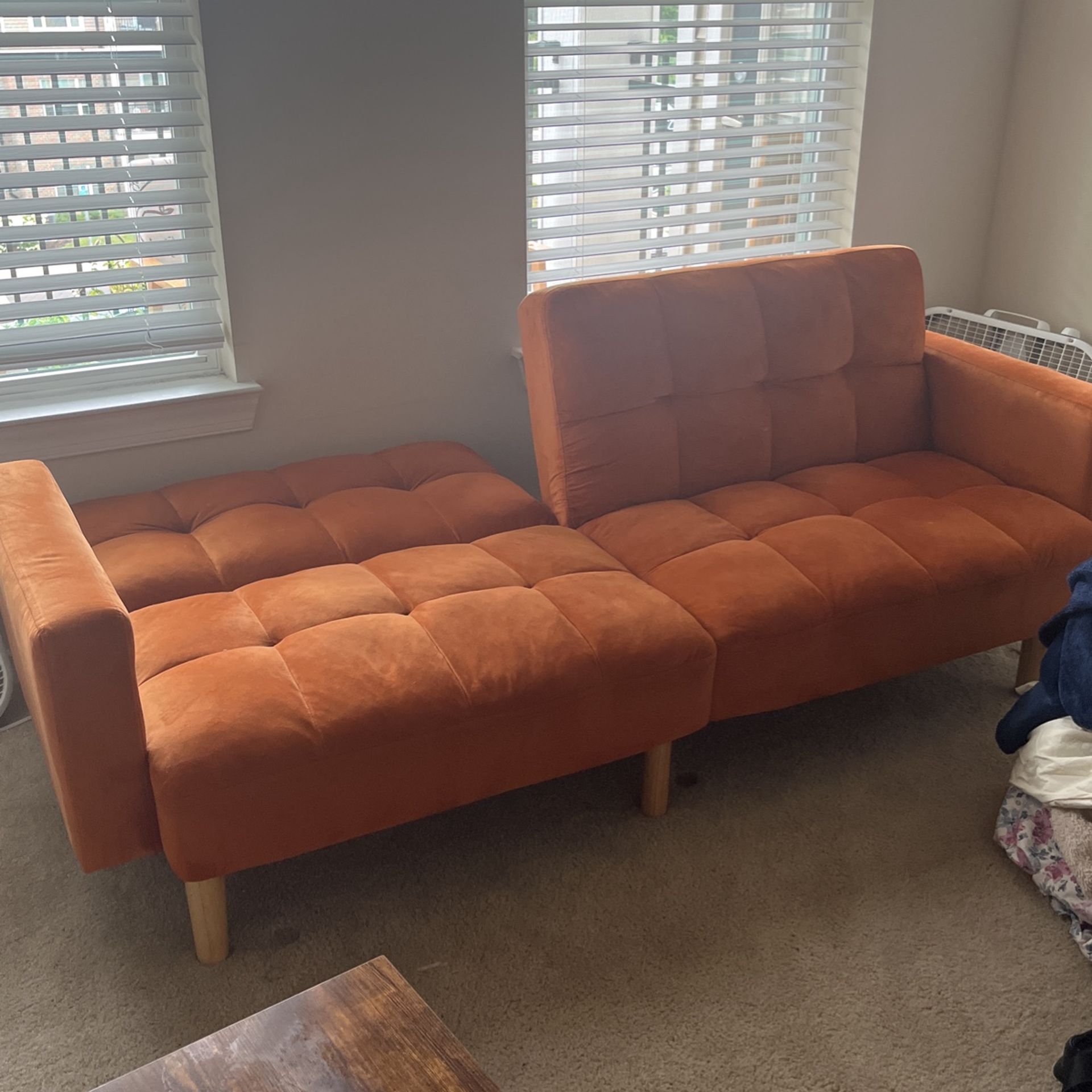 Suede Sleeper Couch for Sale in Manassas, VA - OfferUp