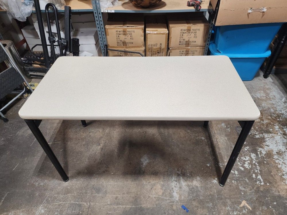 4' X 2' Fixed Leg Table. Stands 29in Tall. 7 Available for Sale in ...