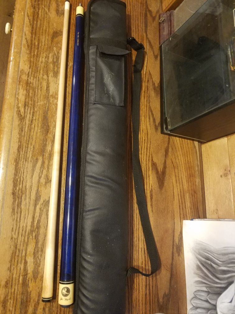 Steve Mizerak The Miz Collection Pool Cue 18oz & Signed Case