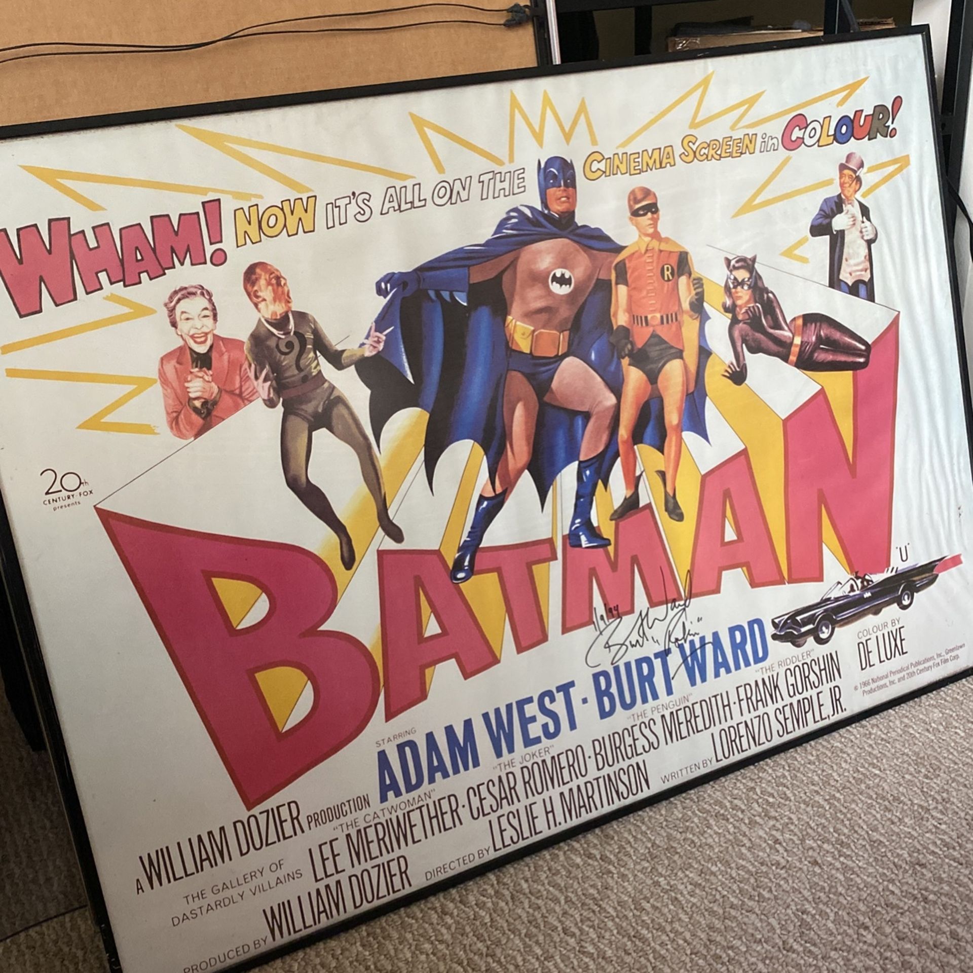 1966 Batman Movie Poster