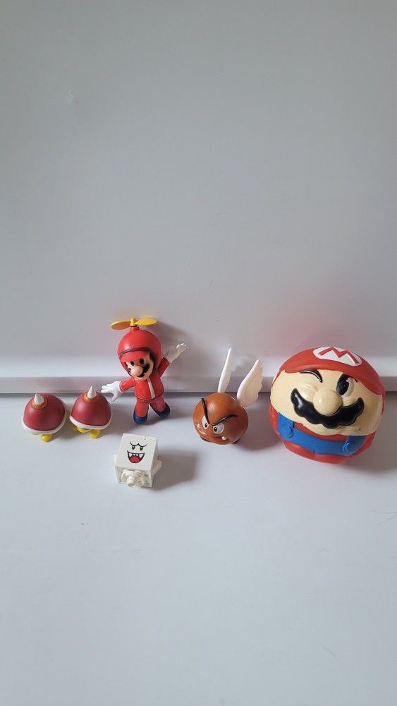 Lot Of 6 Super Mario Mini Figures Jakks Ball Lego Boo for Sale in ...