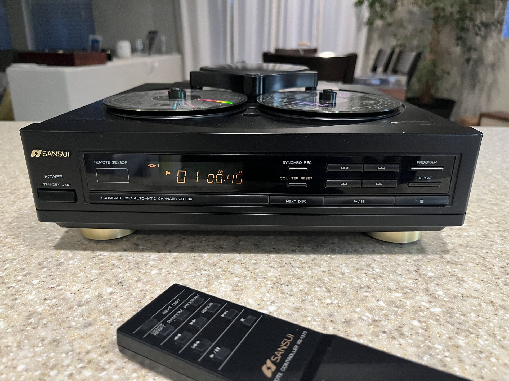Sansui CR-280 CD Robot Changer 1991. Works Great Serviced Rare Retro ...