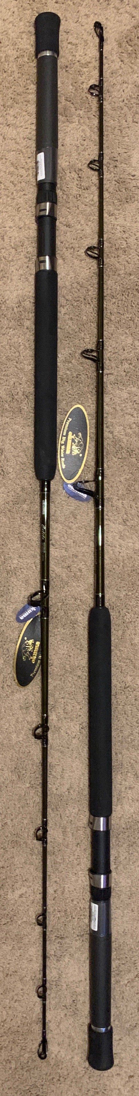 TWO Okuma Celilo Graphite Halibut Bottomfish Sturgeon Fishing Rods NEW ...