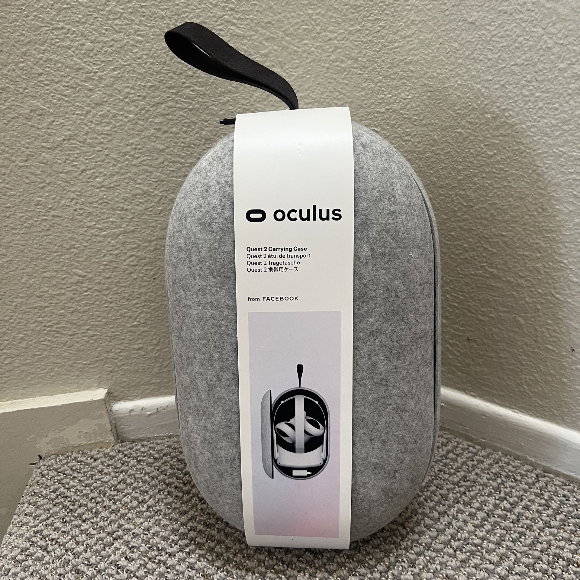 New Oculus Facebook Meta Quest 2 VR Headset Carrying Case, Gray for ...