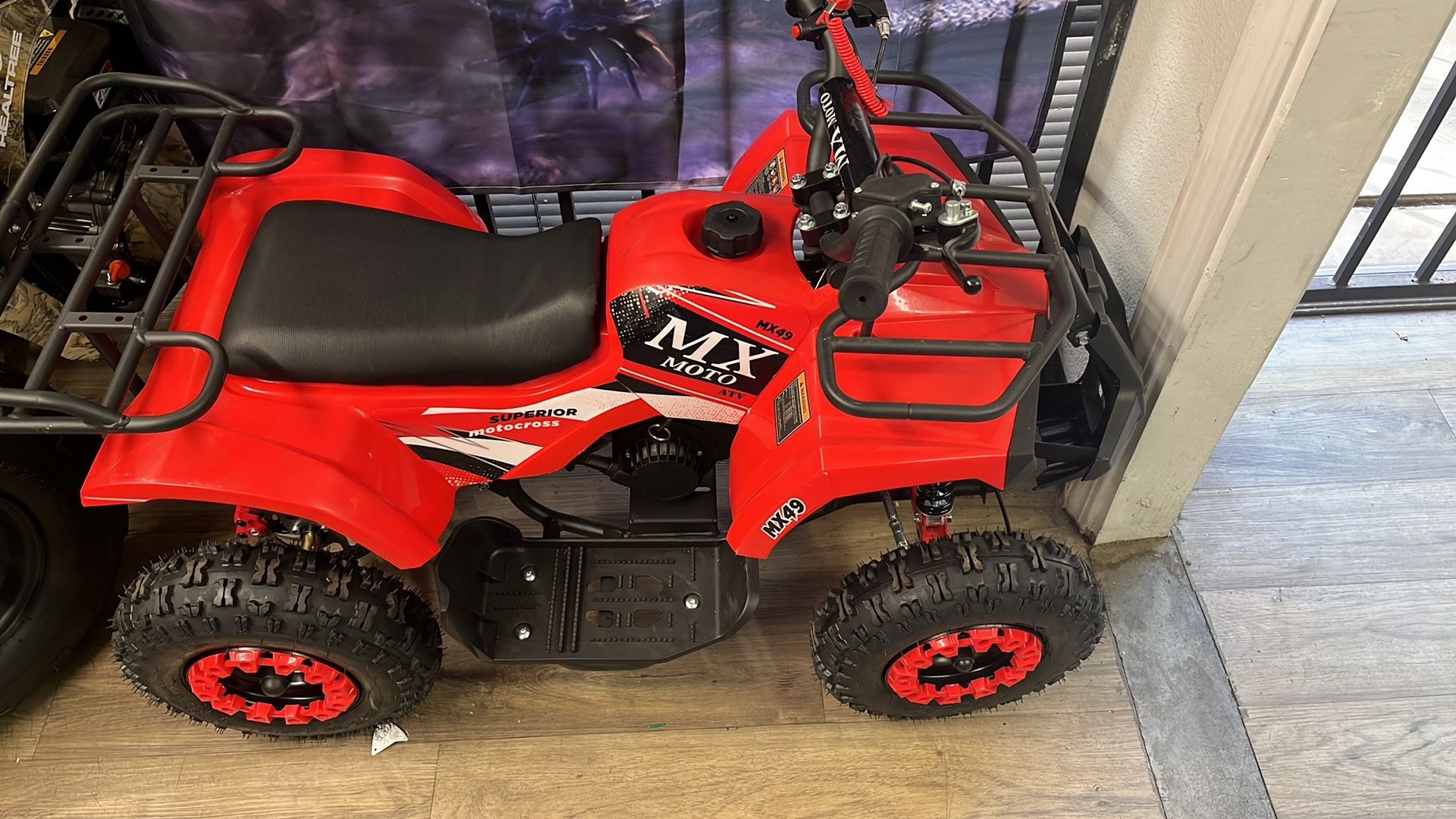 49cc 2 Stroke Gasoline Powered 4 Wheelers ATV, Off Road Mini Quad For ...