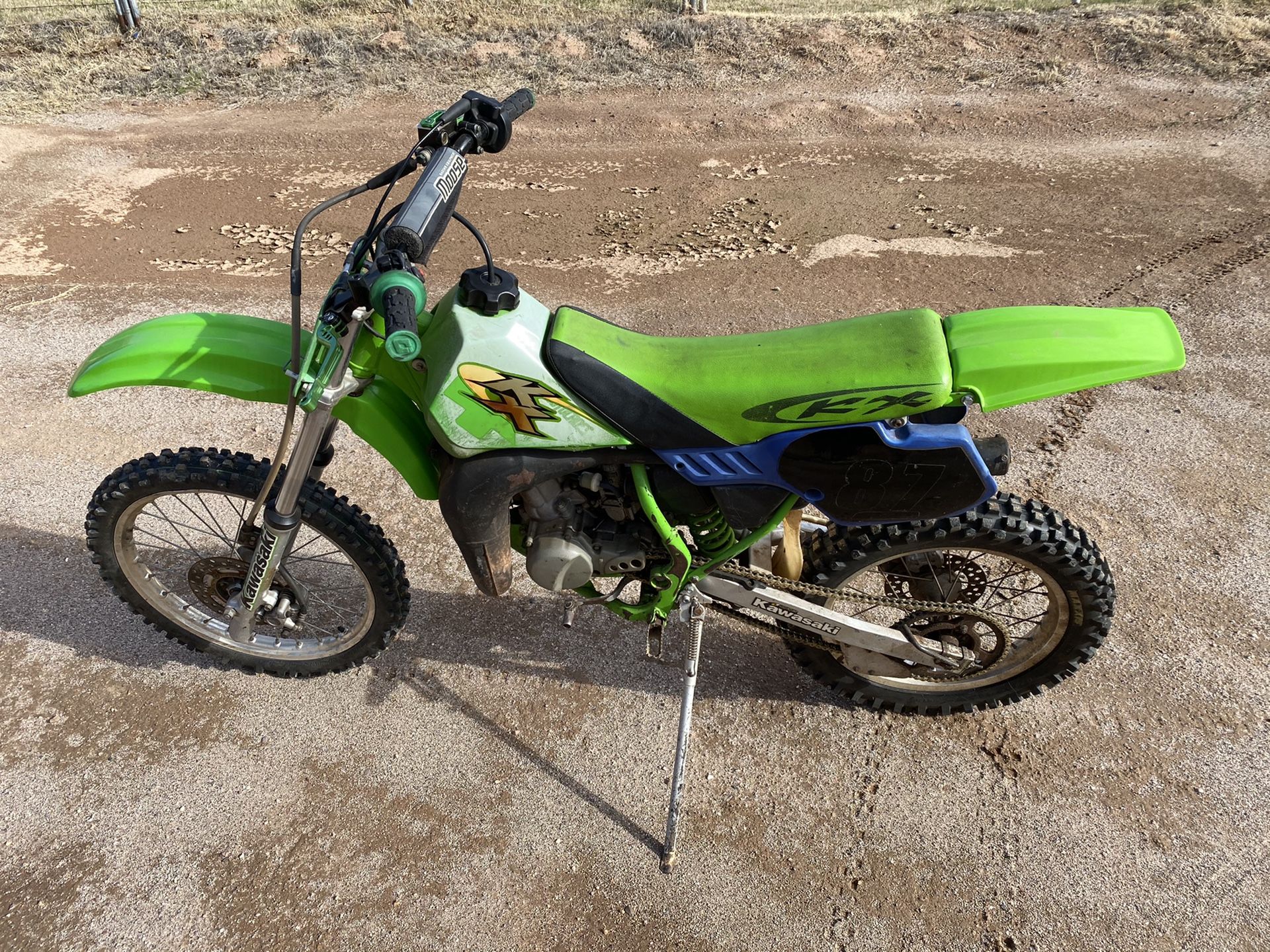 Kawasaki KX80 KX 80 Big Wheel Dirt Bike! Runs Great!! for Sale in ...