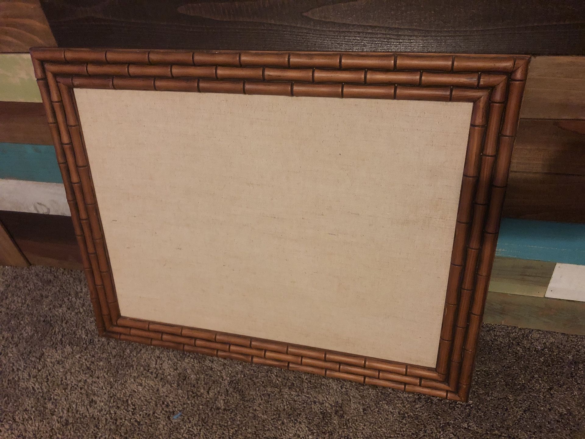 Bamboo bulletin board 22” x 29” like new for Sale in Oceanside, CA ...