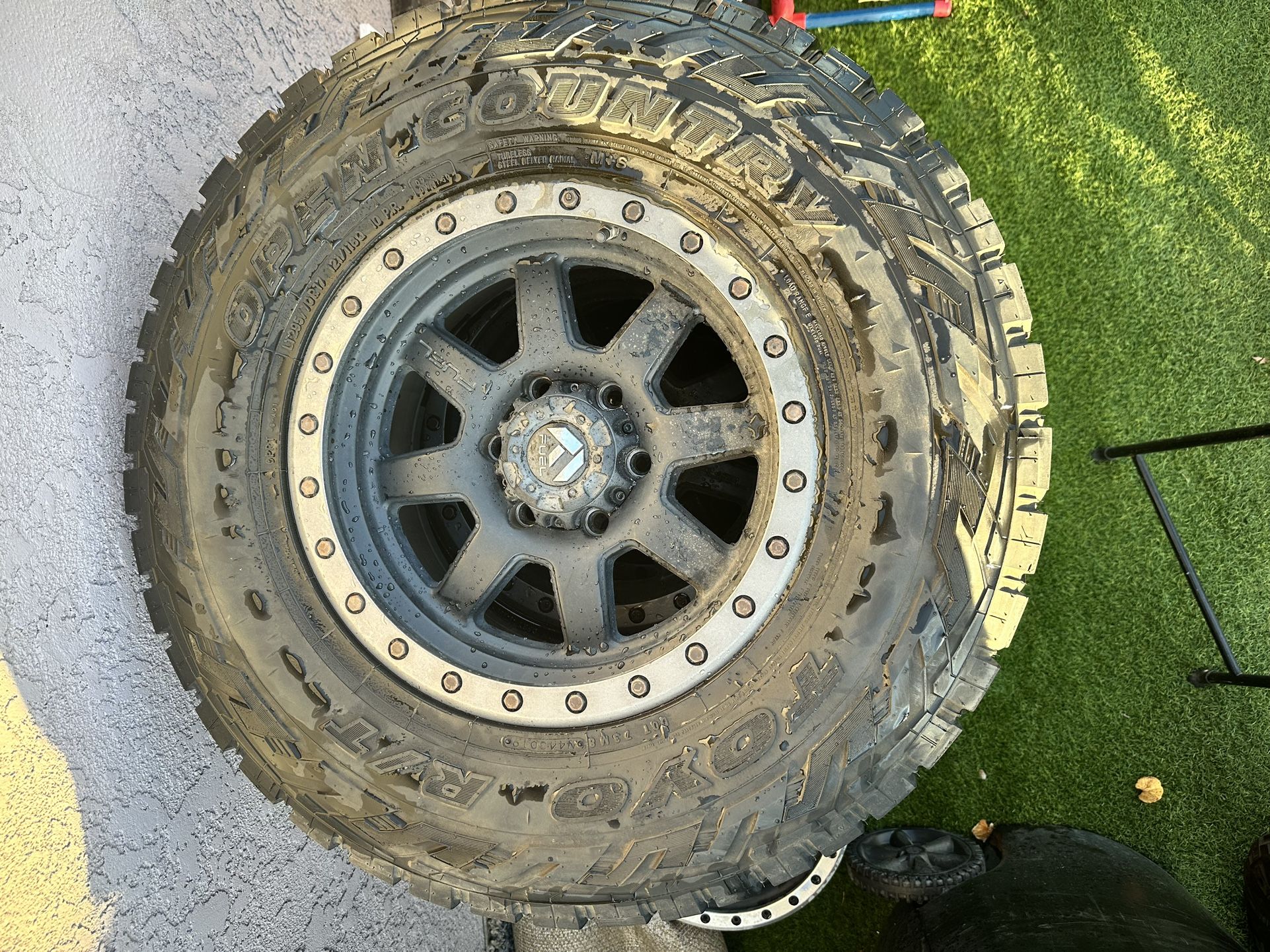 Toyo Open Country R/T & Fuel Rims for Sale in Norwalk, CA - OfferUp