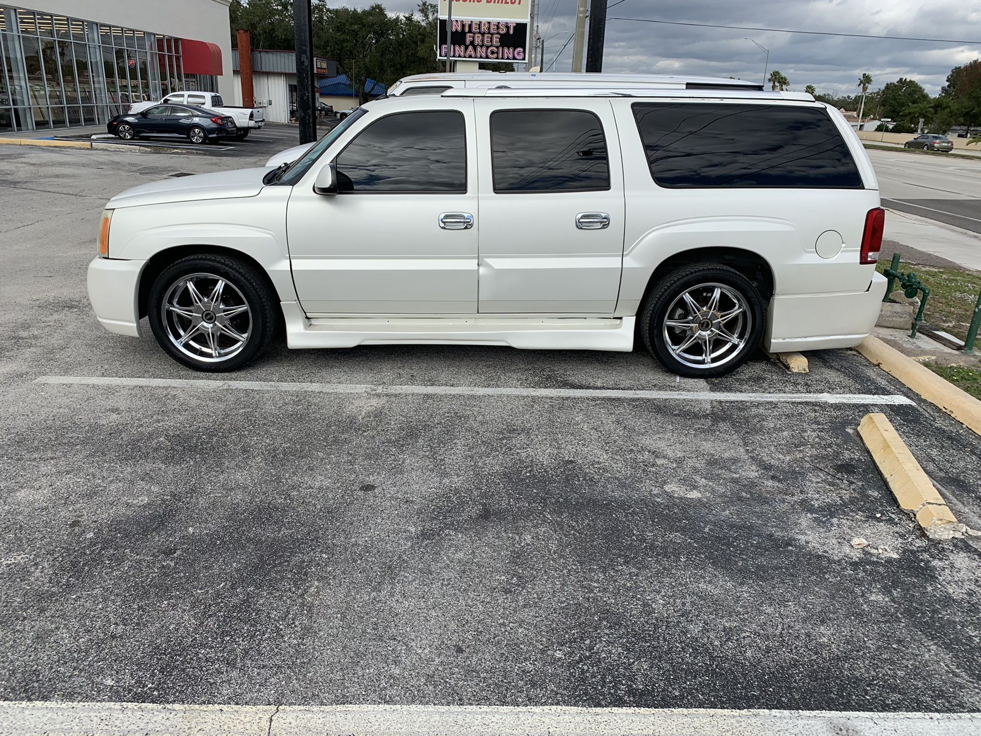2003 Cadillac Escalade Pearl White