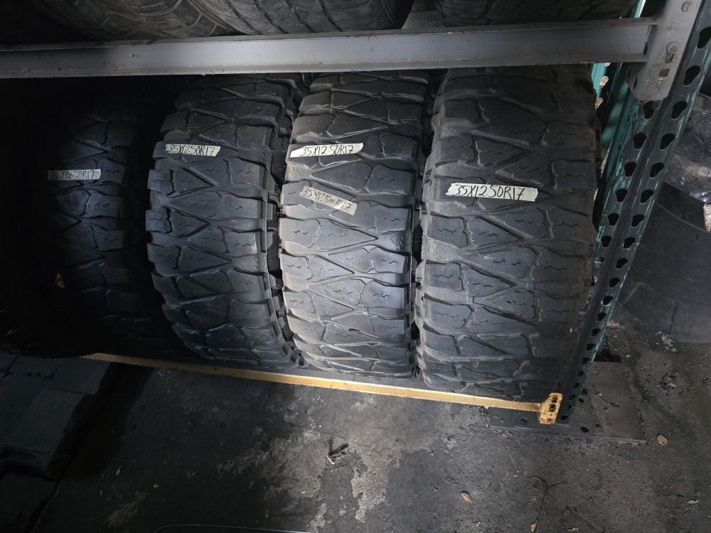 35x12.50x17 used tires with installation for Sale in Houston, TX - OfferUp