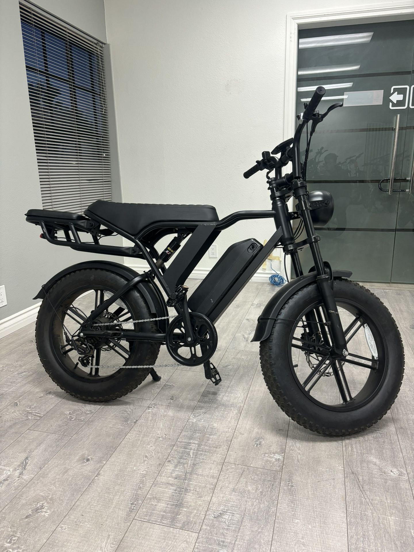 TST R002 20'' 1500W Full Suspension Moped-style Electric Bike-Power And ...