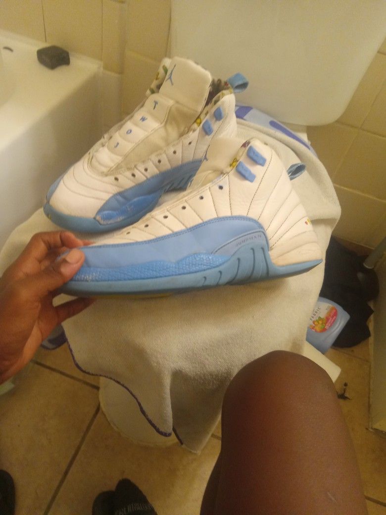 Powder Blue 12 Jordans