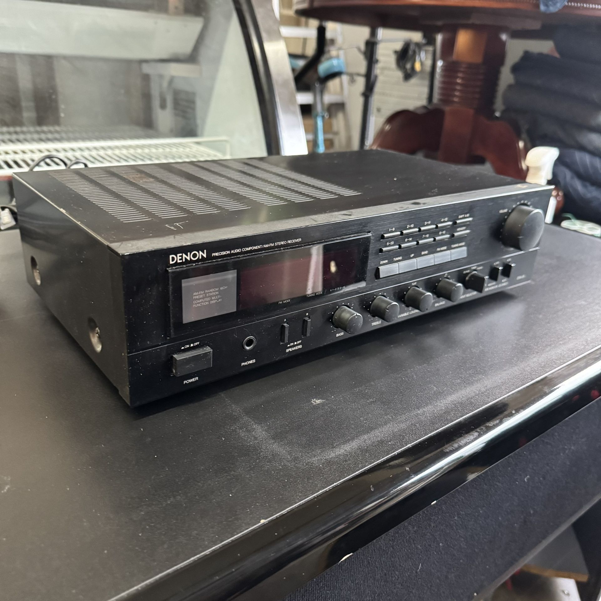 Denon DRA-25 Receiver Amplifier AM/FM Tuner Phono Input Hi-Fi Good in ...