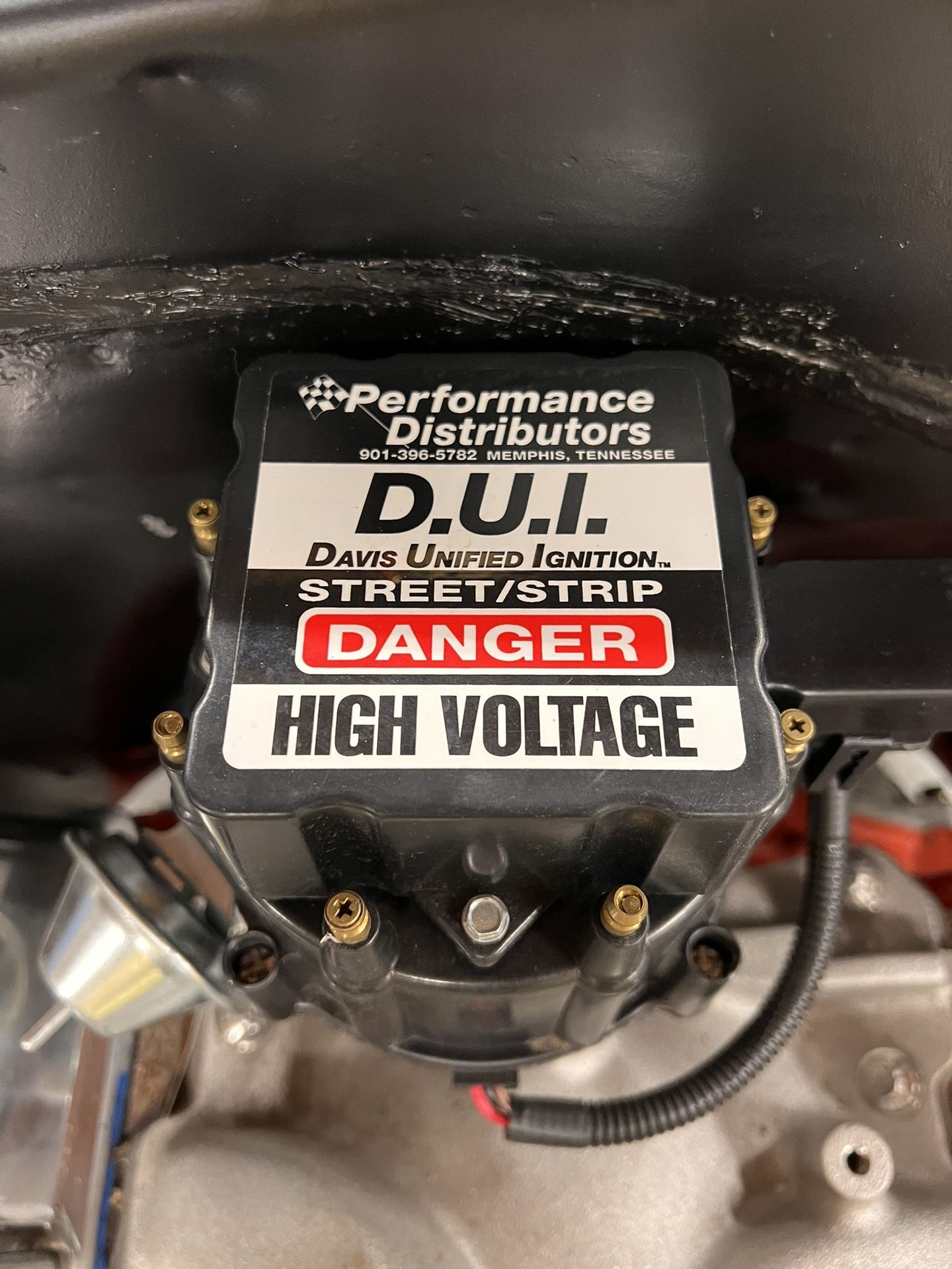 New - Chevrolet V8 Street/Strip DUI Distributor w/ Cross-Fire Cap and ...