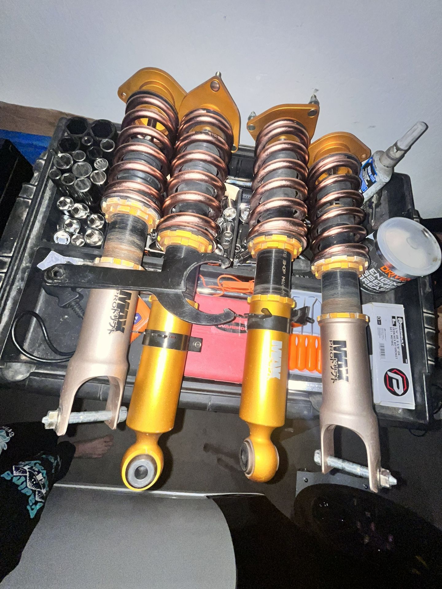 Adjustable Coilovers (MAX Competition) G35/37 sedan for Sale in Queen ...