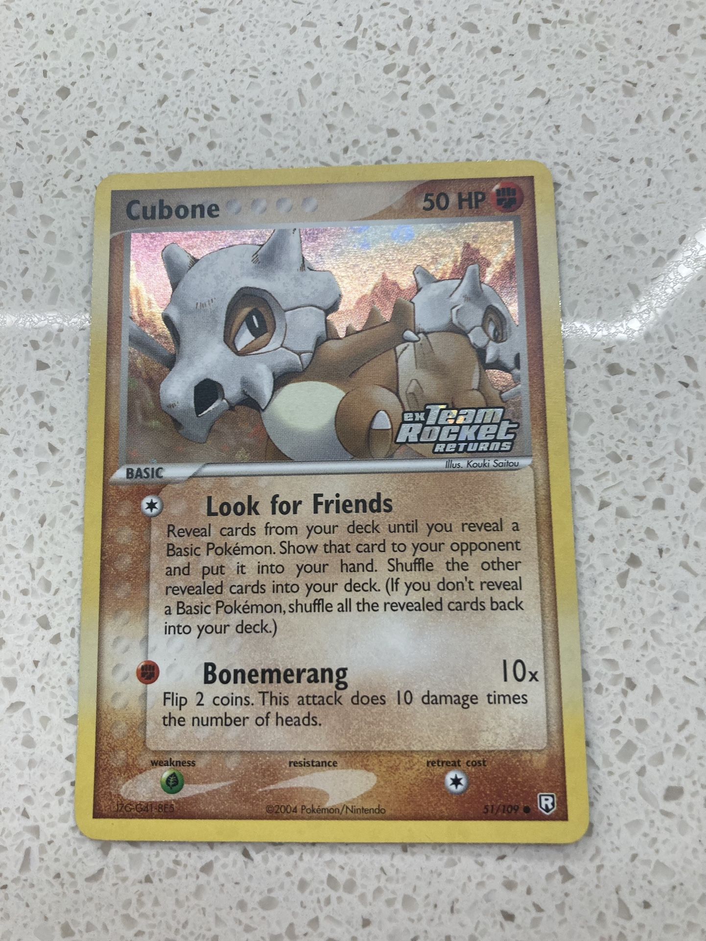 Pokemon Cubone Team Rocket Return Reverse Holo NM for Sale in Chandler ...