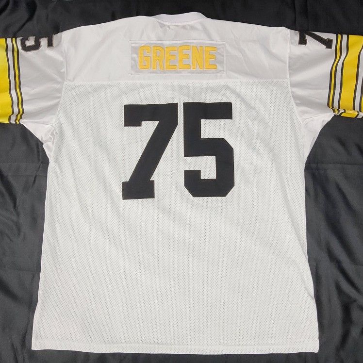 Mitchell & Ness #75 Mean Joe Greene Pittsburgh Steelers 1975 Jersey ...
