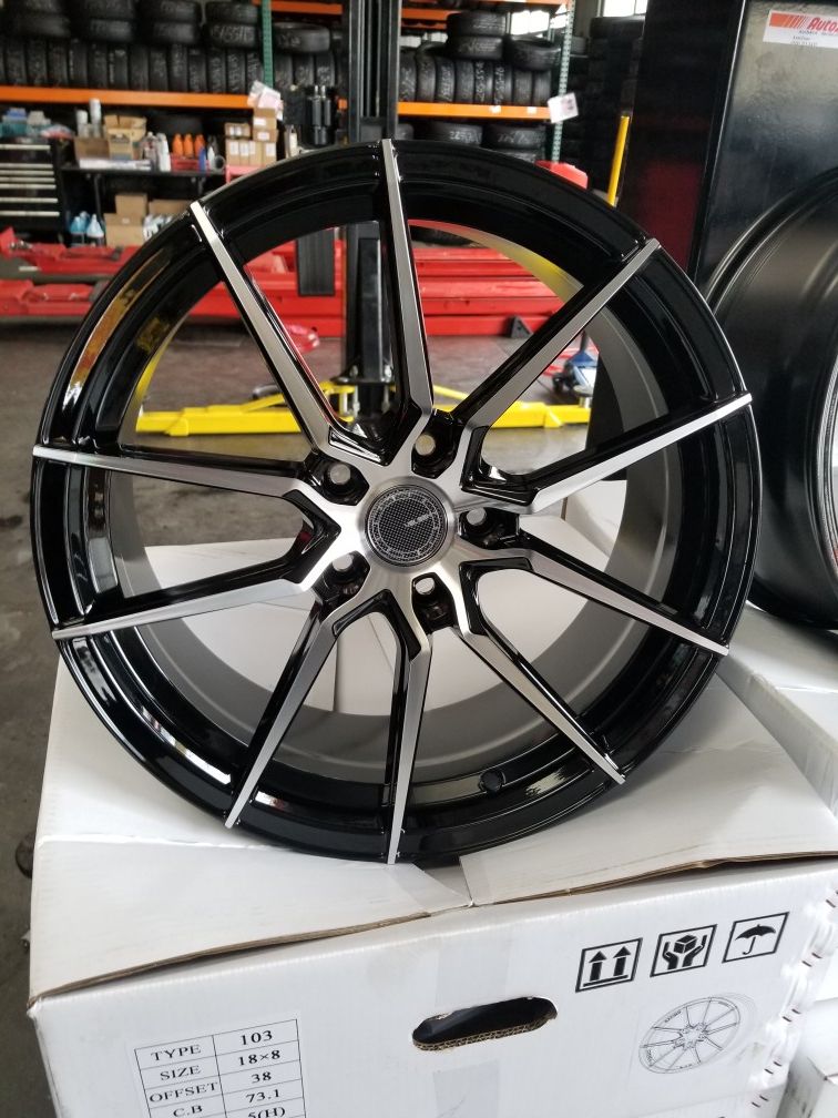In stock 4 brand new 18×8 VELSEN WHEELS 103. 5×114.3 (5×4.5) OFFSET +38 ...