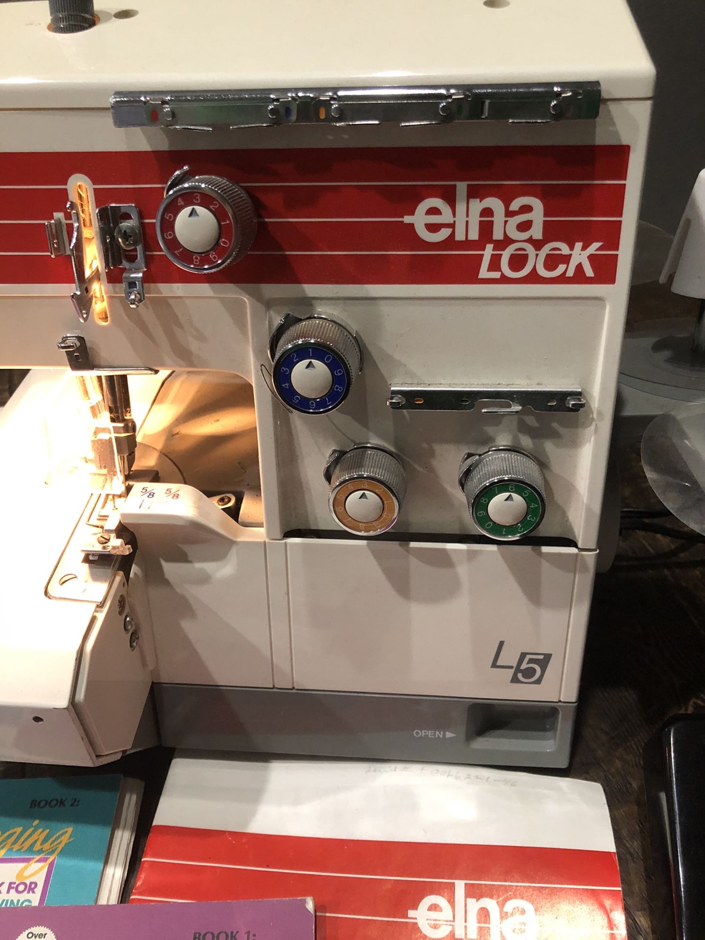 Elna Lock Serger. Serger. Sewing. Sewing Machine. Tailoring. Embroidery ...
