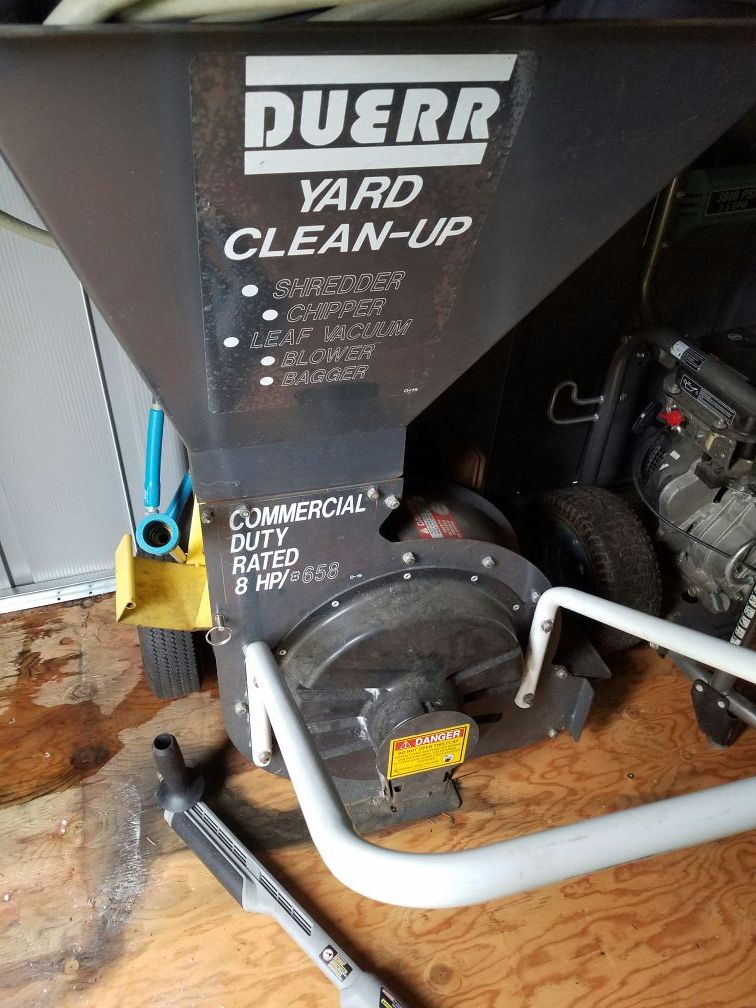 Duerr wood chipper 8hp for Sale in Portland, OR - OfferUp