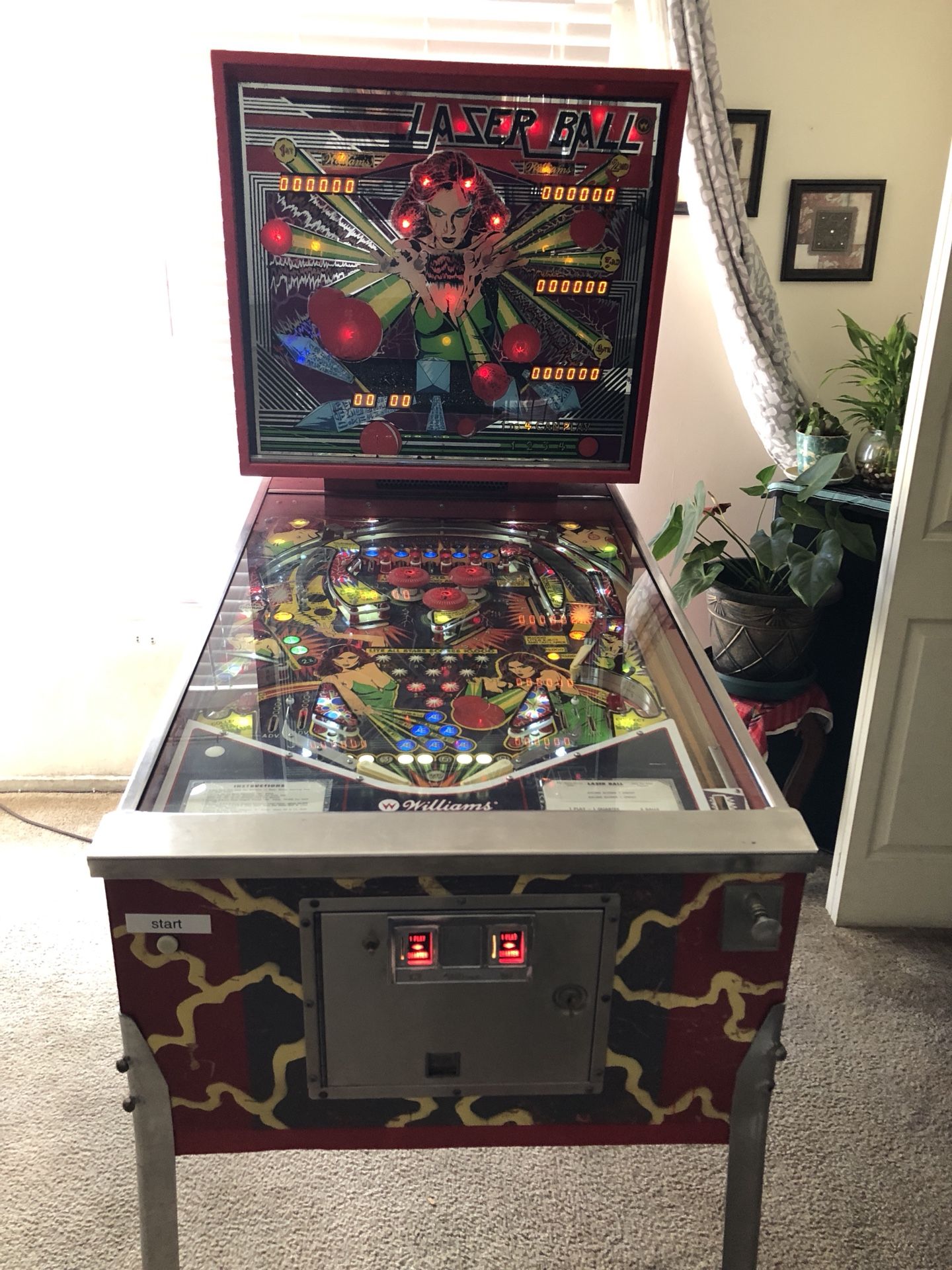 Laser Ball pinball By Williams for Sale in Los Angeles, CA - OfferUp